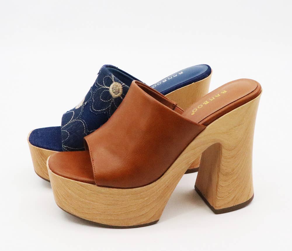 Chunky Platform Single Band Slide Sandals | A Whole World Of Good