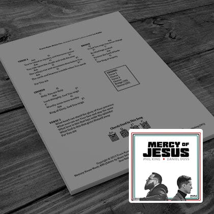 Mercy Of Jesus Charts | A Whole World Of Good